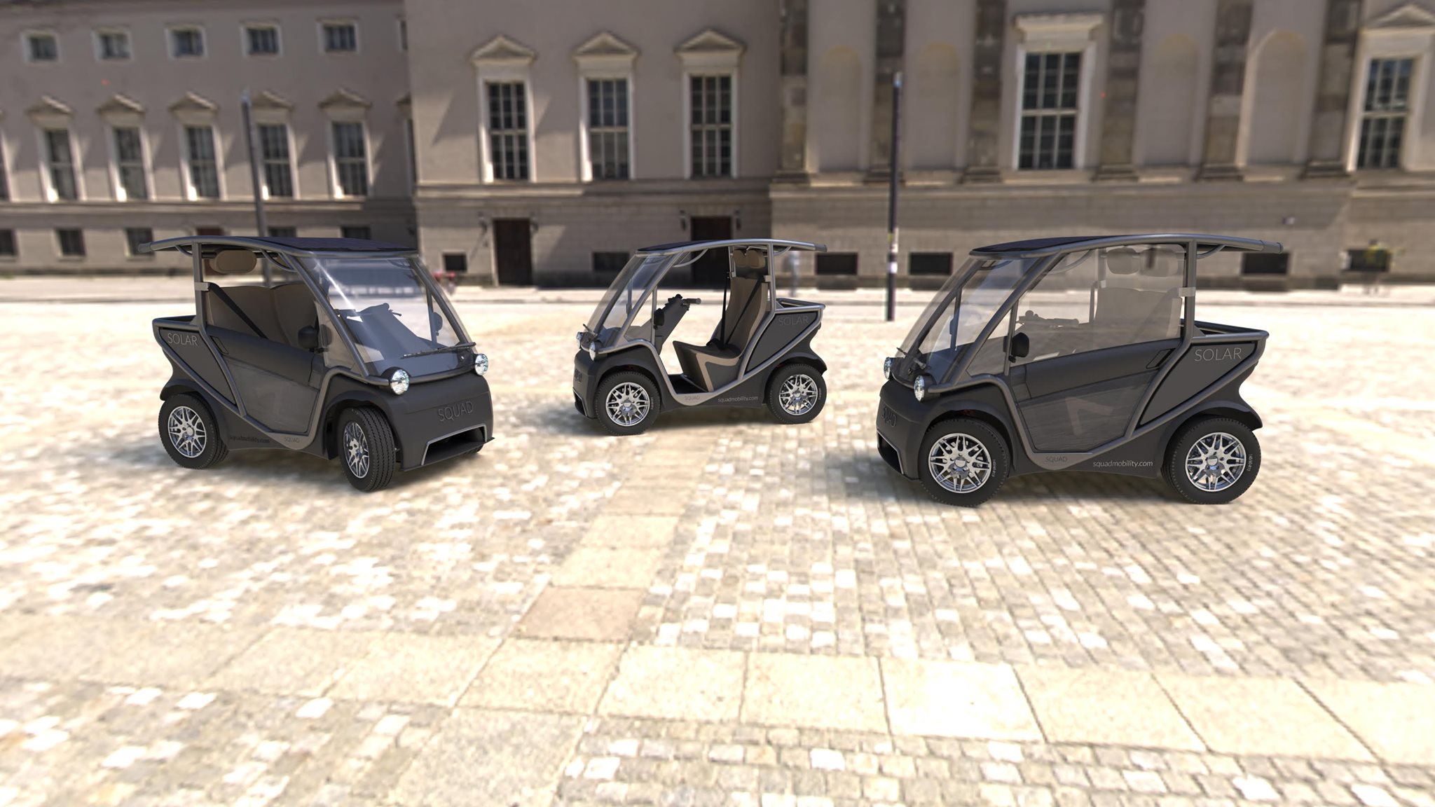 Squad Mobility lanza oficialmente su Solar City Car optimizado para uso ...